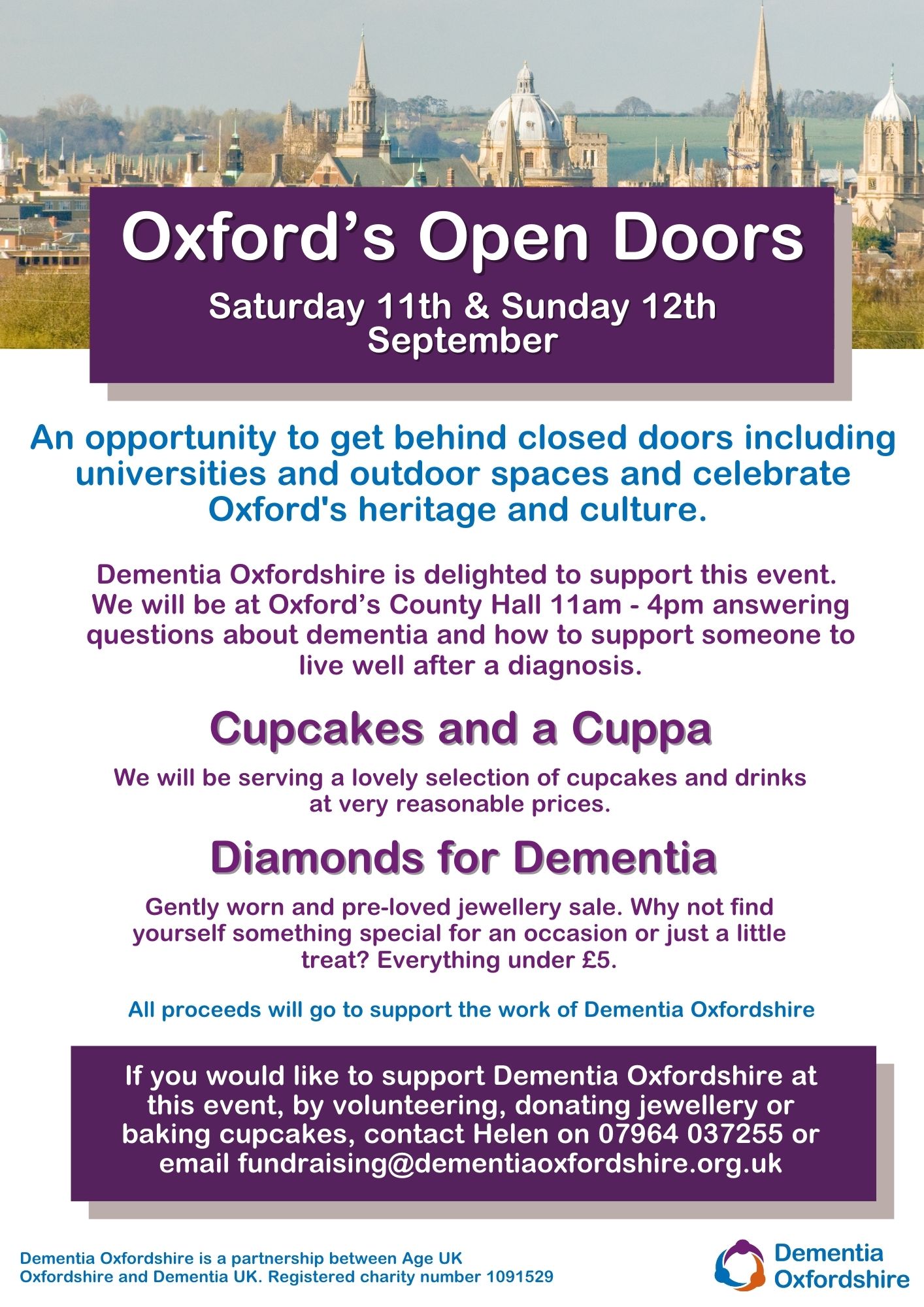 Oxford's Open Doors - Dementia Oxfordshire